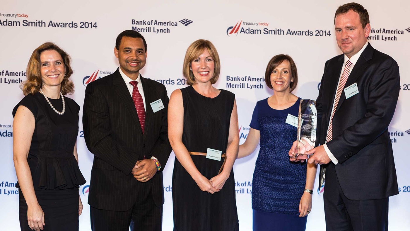 Treasury Today’s Top Treasury Team 2014 Winner: Pfizer | Treasury Today